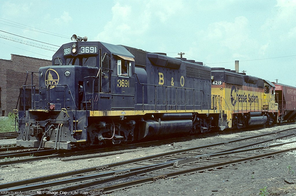 B&O GP40 3691